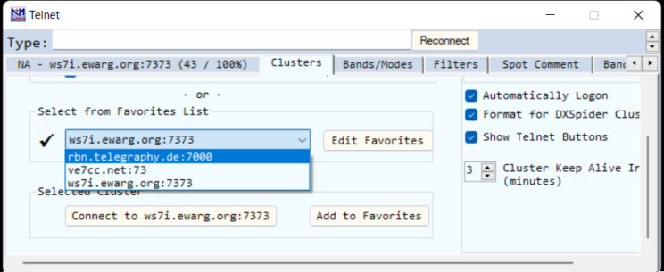 Displaying K4 Spectrum in N1MM - WT8P's Notes to Self